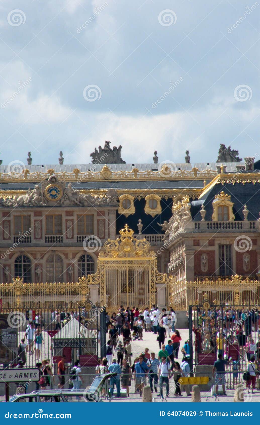 Castle of Versailles, France Editorial Stock Image - Image of ...