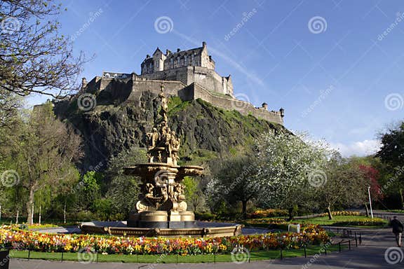 Castle View stock image. Image of ross, flowers, great - 2330067