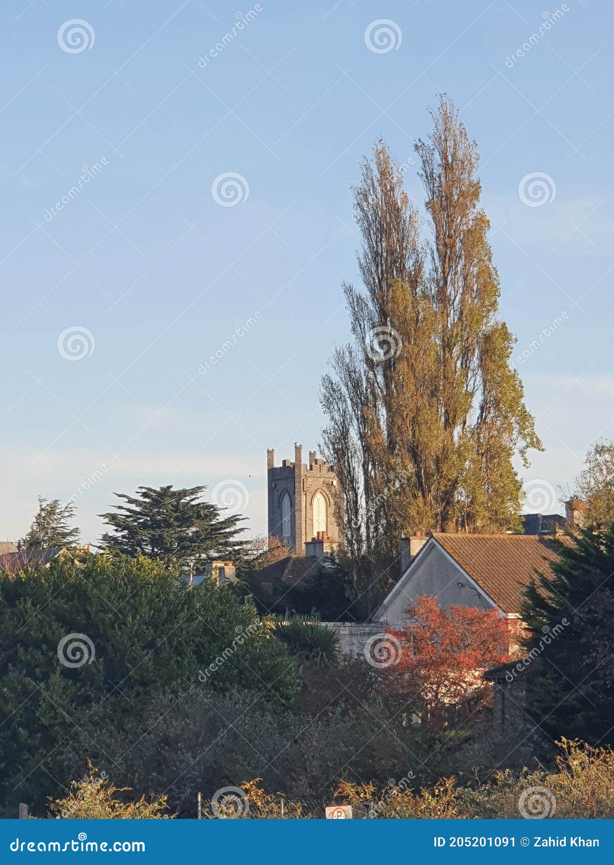 Castle View from My Flat in Dundrum Dublin Stock Image - Image of ...