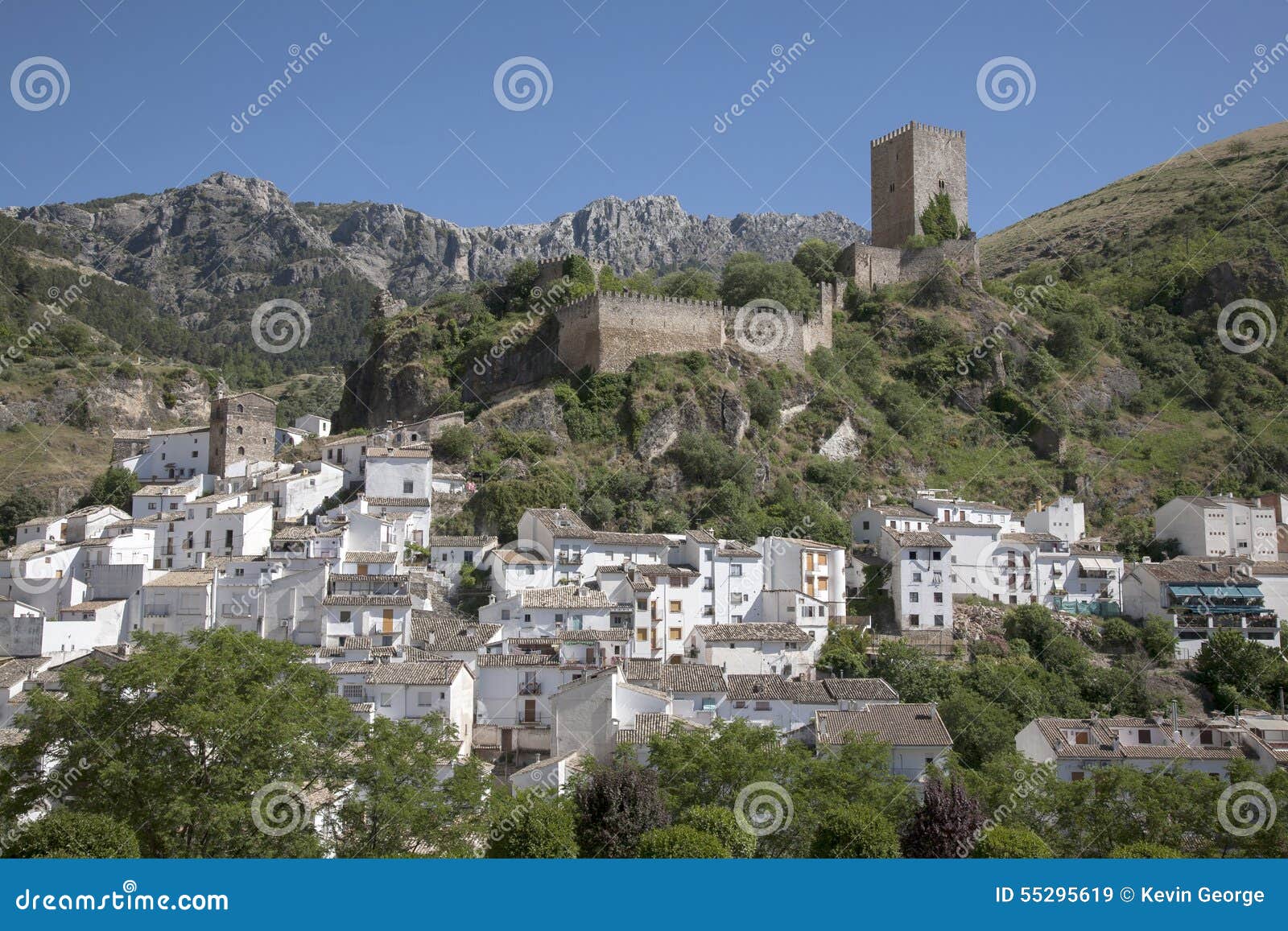 Castle and Village in Cazorla; Andalusia Stock Image - Image of cazorla ...