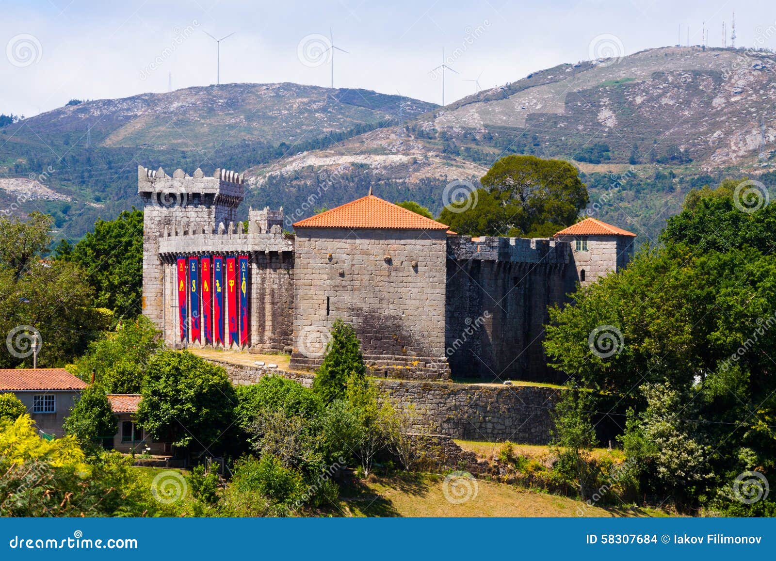 Castle of Vimianzo. Galicia, Spain Editorial Stock Image - Image of ...