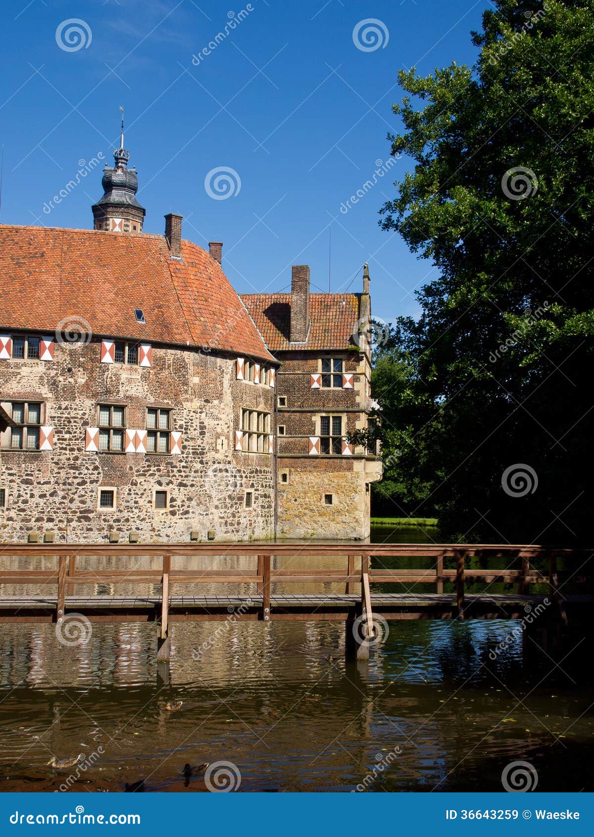 Castle Vischering stock image. Image of germany, burg - 36643259