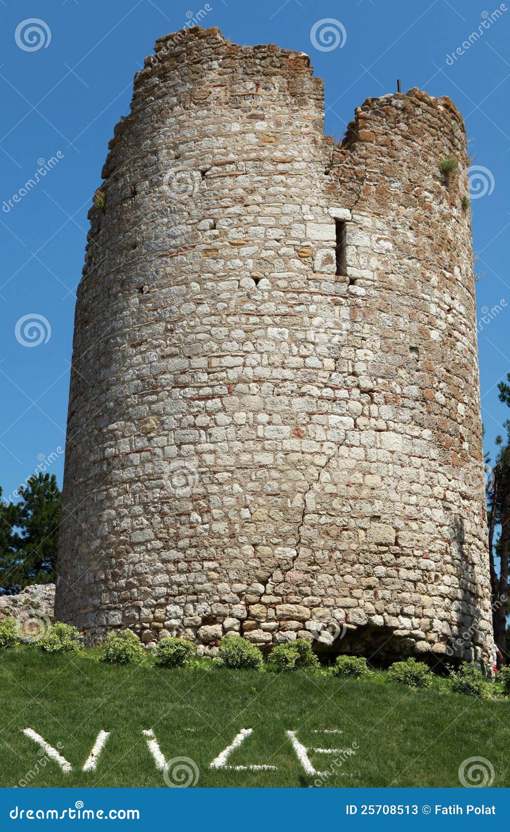 The Castle of Vize. stock image. Image of detail, castle - 25708513