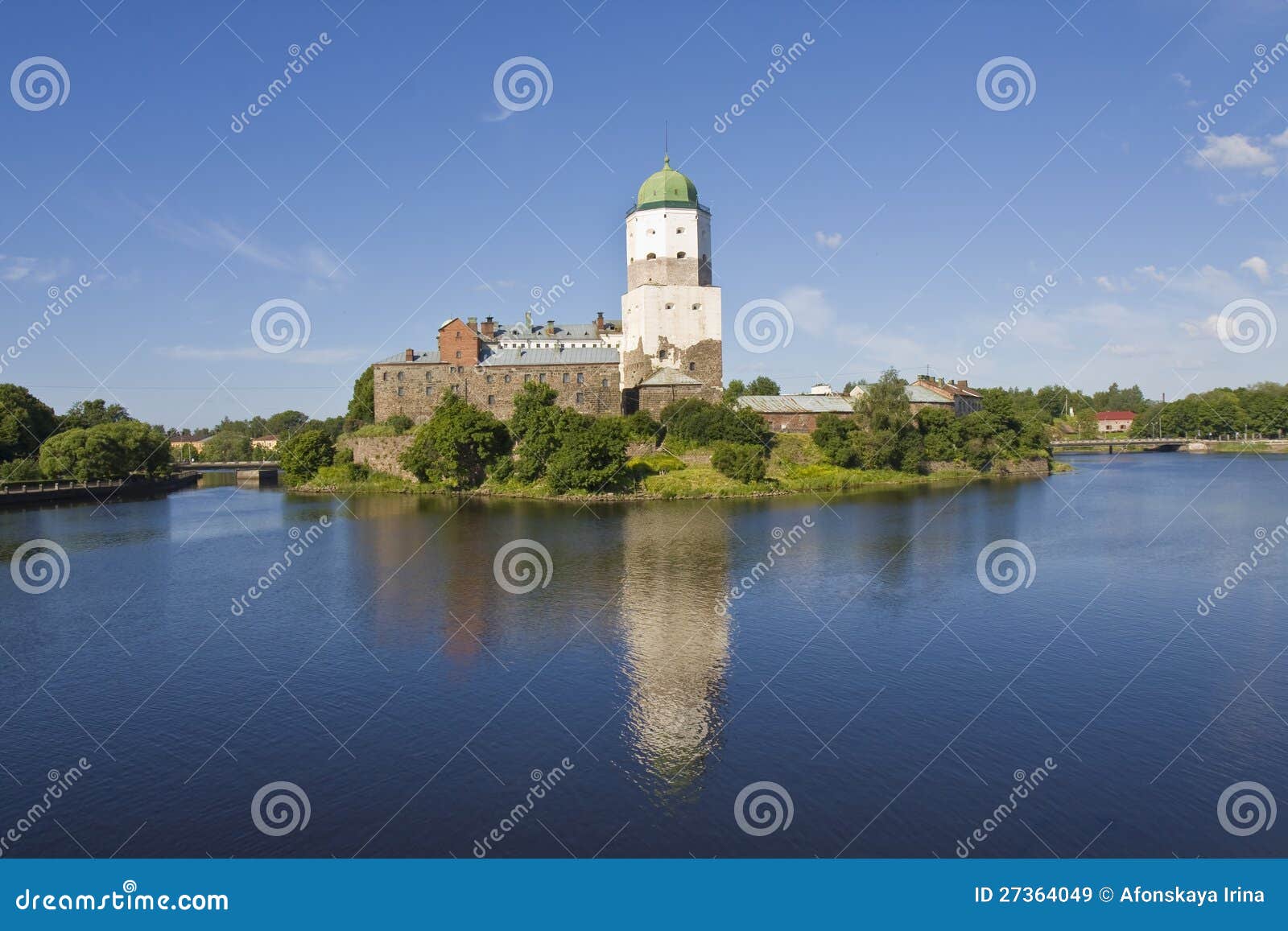 Castle in Vyborg, Russia stock image. Image of russian - 27364049