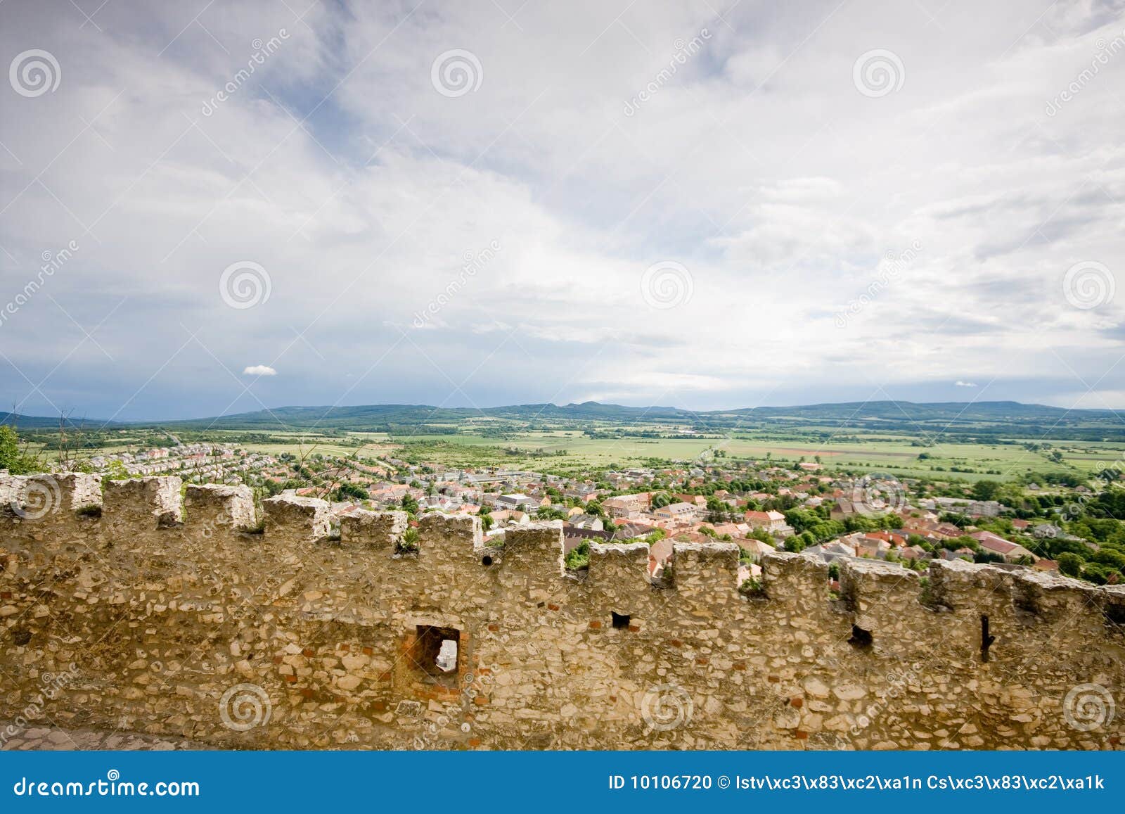 Castle wall stock photo. Image of defensive, bastion - 10106720