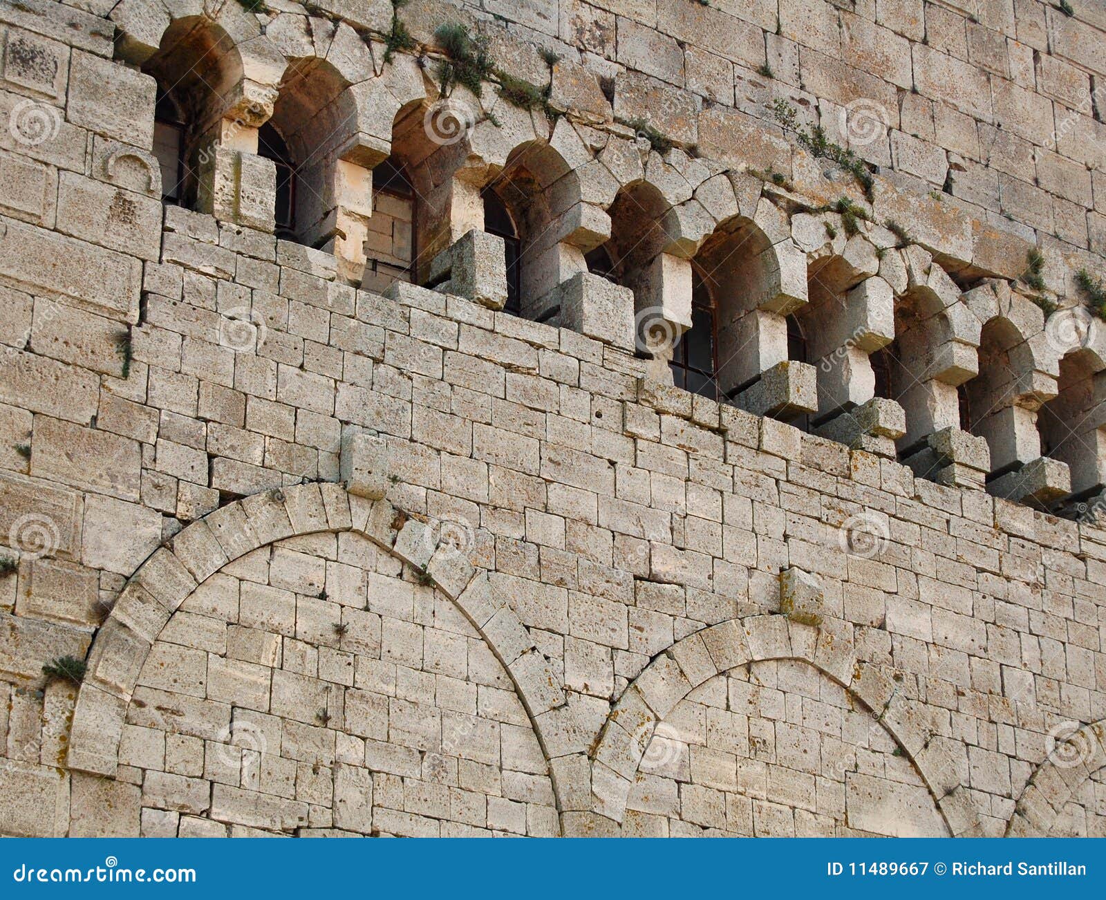 Castle wall stock image. Image of architecture, ancient - 11489667