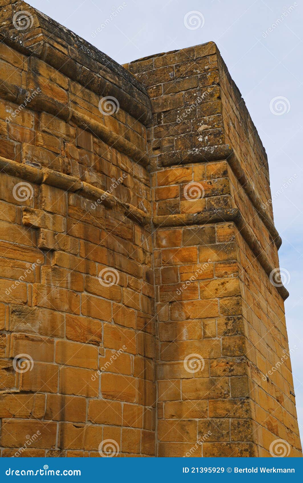 Castle wall stock image. Image of history, projection - 21395929