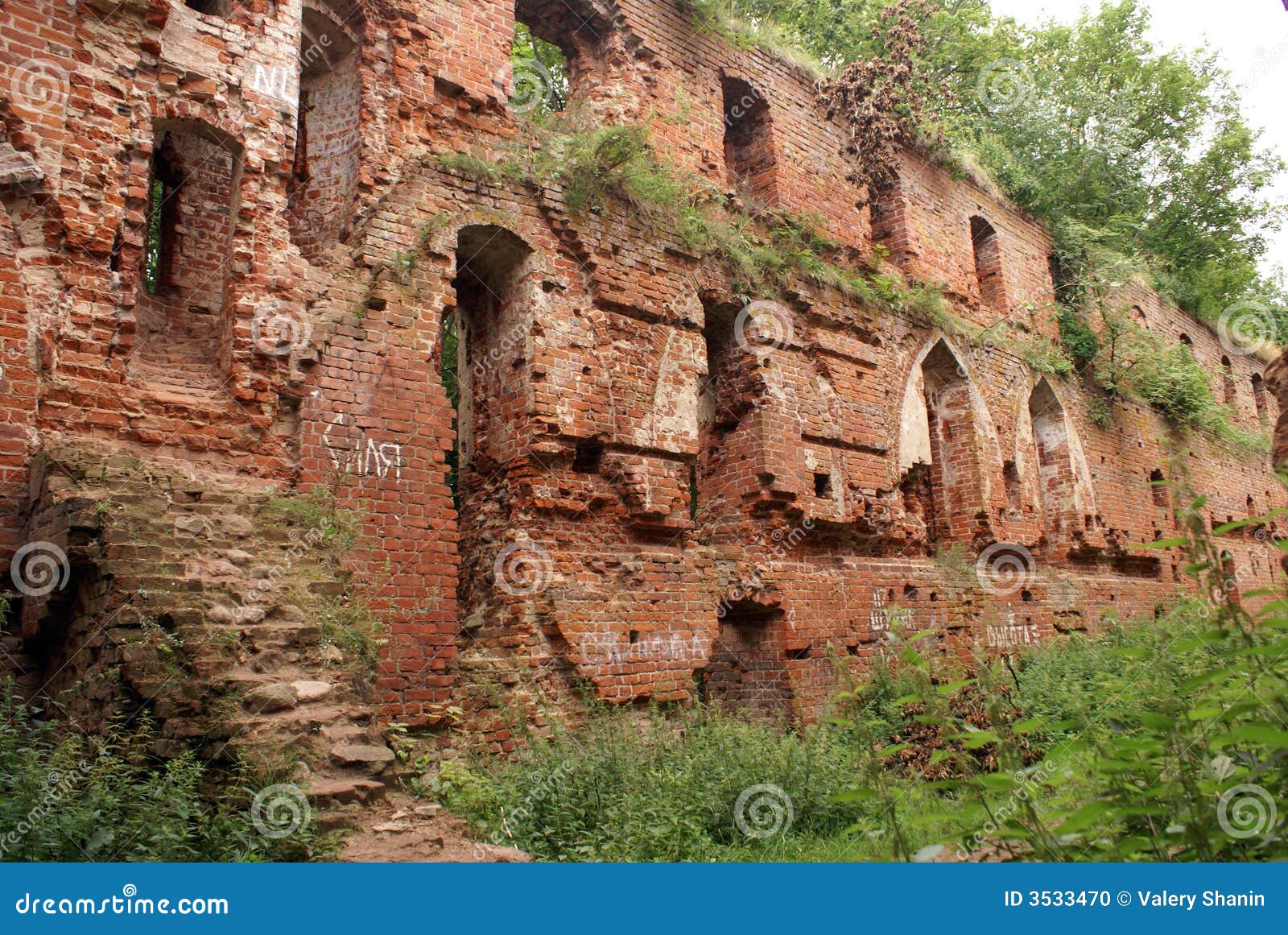 Castle wall stock photo. Image of century, architecture - 3533470