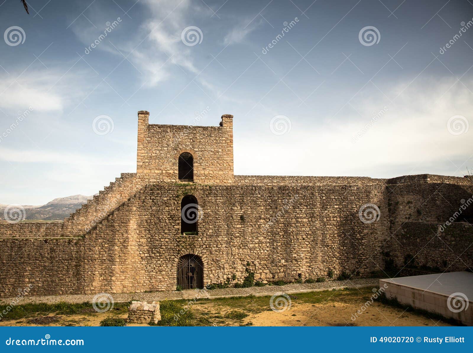 Castle wall stock photo. Image of vertical, castle, wall - 49020720