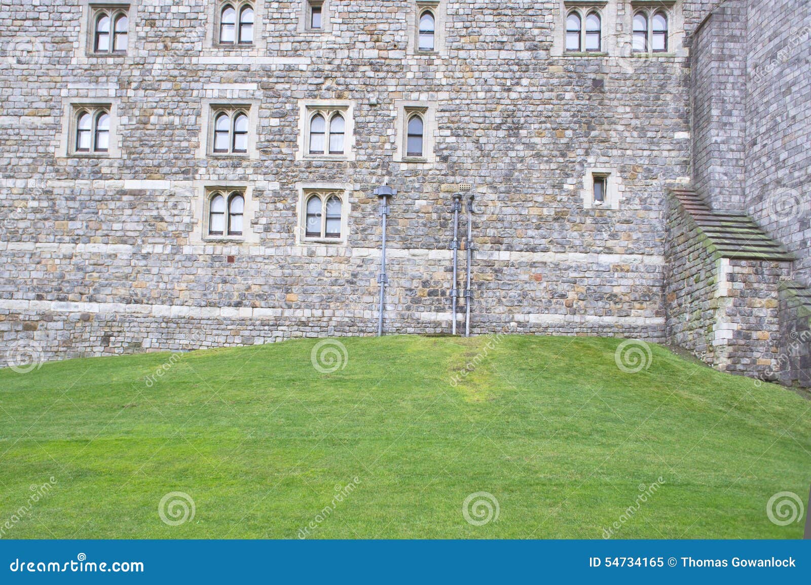 Castle wall stock image. Image of military, history, travel - 54734165