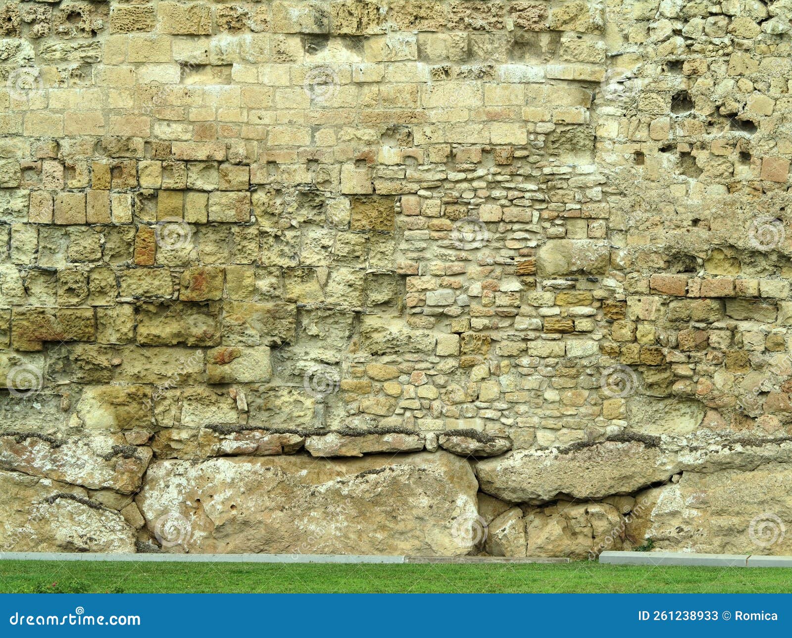 Castle Wall Made from Old Stones Textures for Design and Photo Stock ...