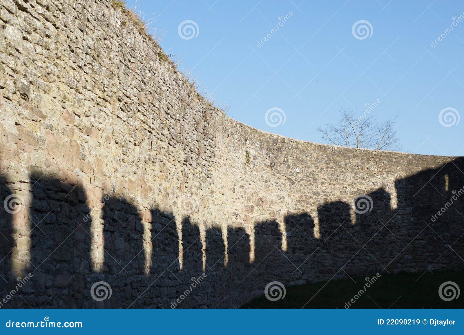Castle wall security stock image. Image of gateway, craft - 22090219
