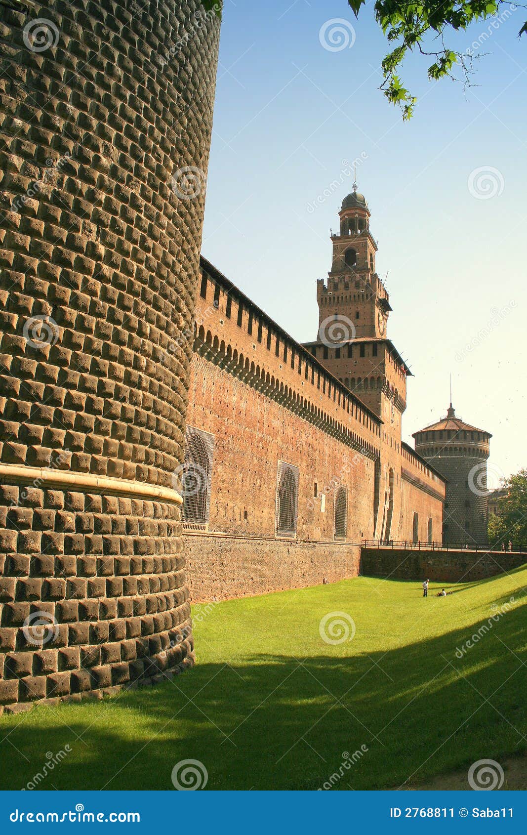 Castle walls stock image. Image of structure, architecture - 2768811