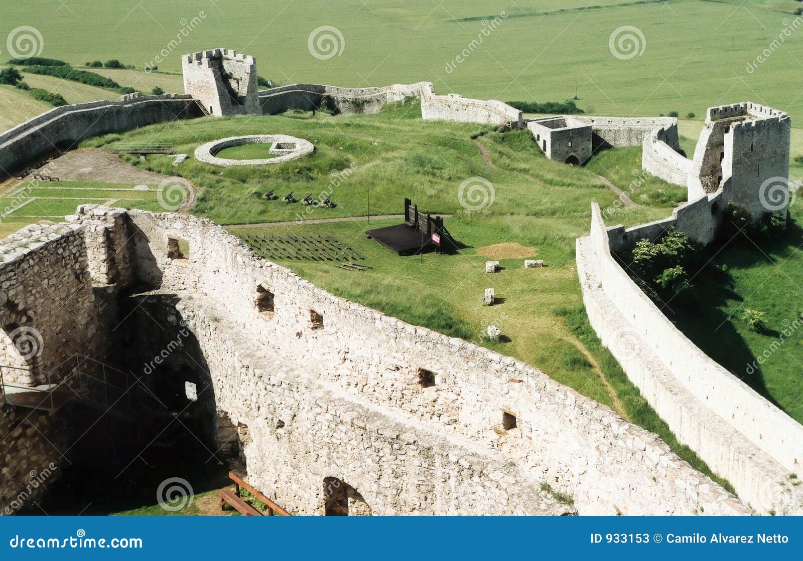 Castle walls stock image. Image of fortress, stronghold - 933153