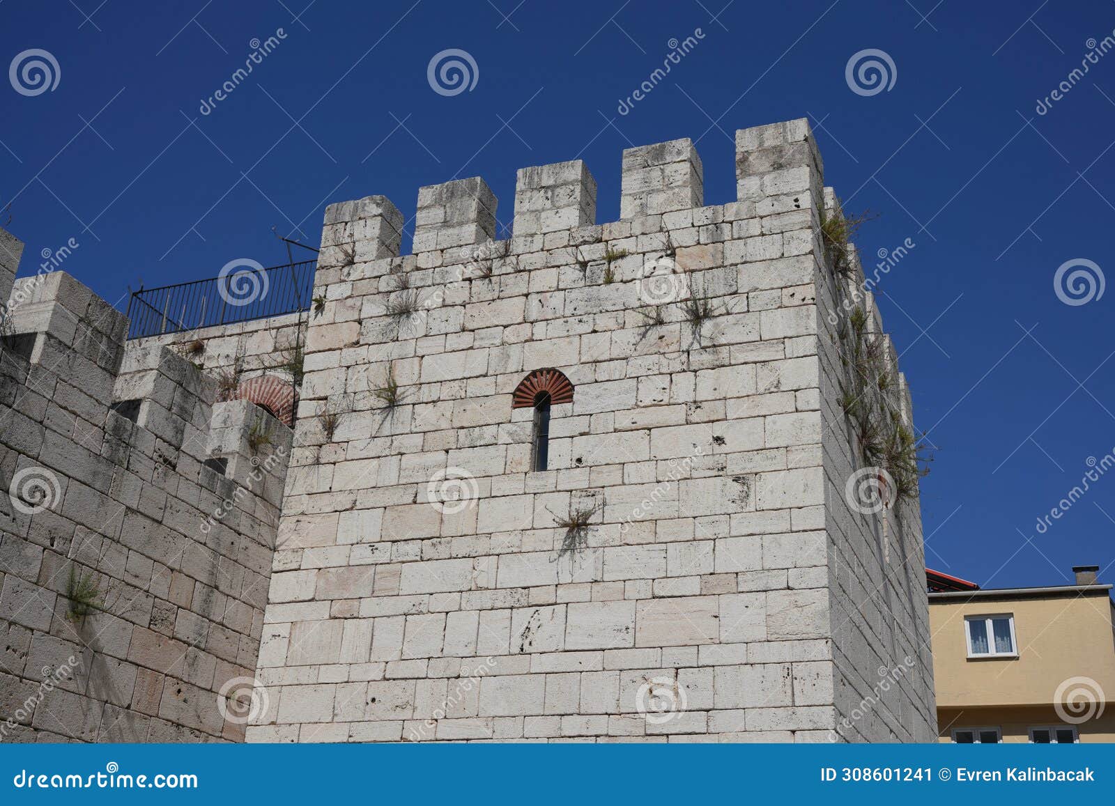 Castle Walls of Bursa in Turkiye Stock Image - Image of travel, wall ...