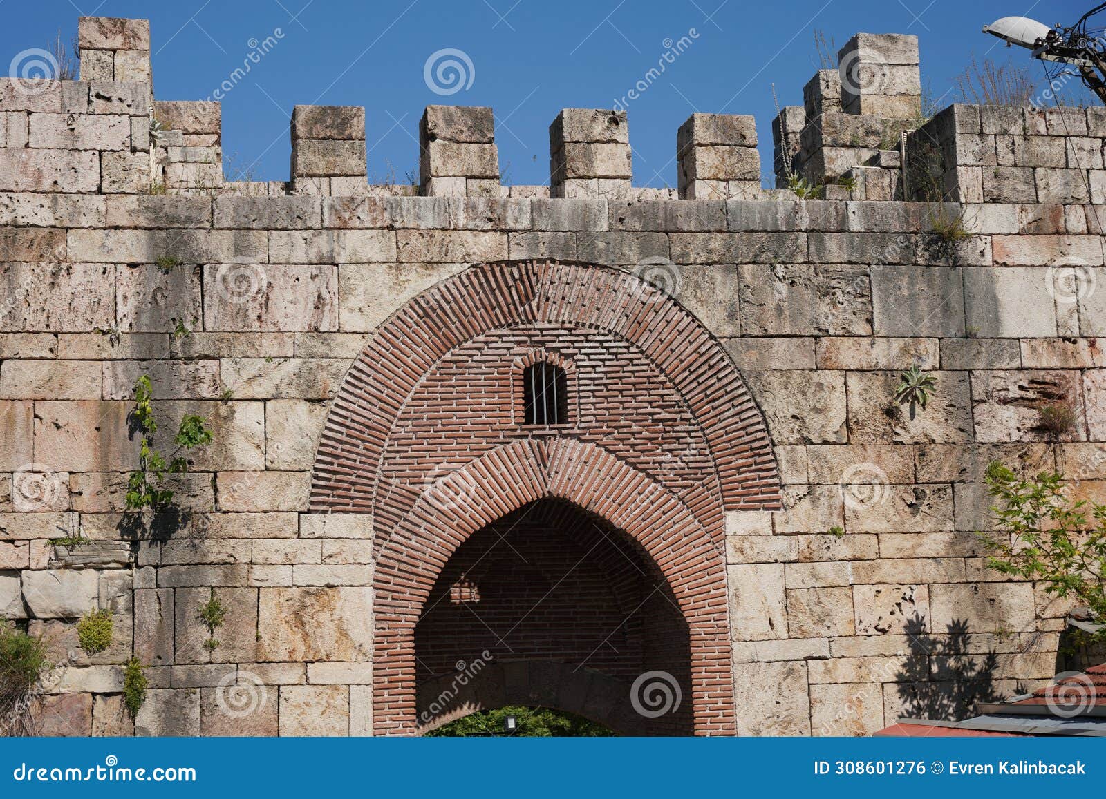 Castle Walls of Bursa in Turkiye Stock Photo - Image of traditional ...
