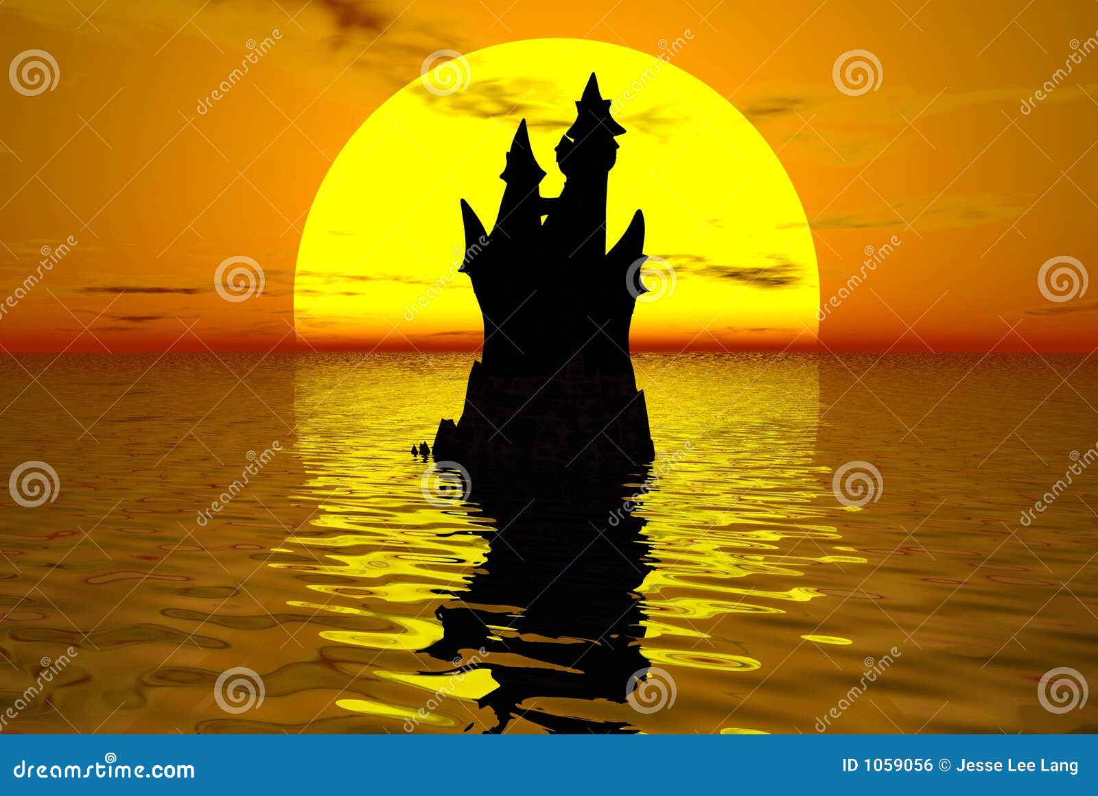 Castle With Water Slides Thin Line Icon, Waterpark Concept, Water Games ...