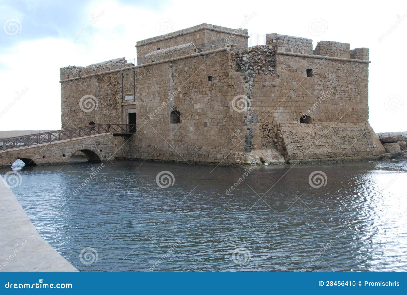 Castle in water stock photo. Image of building, historic - 28456410