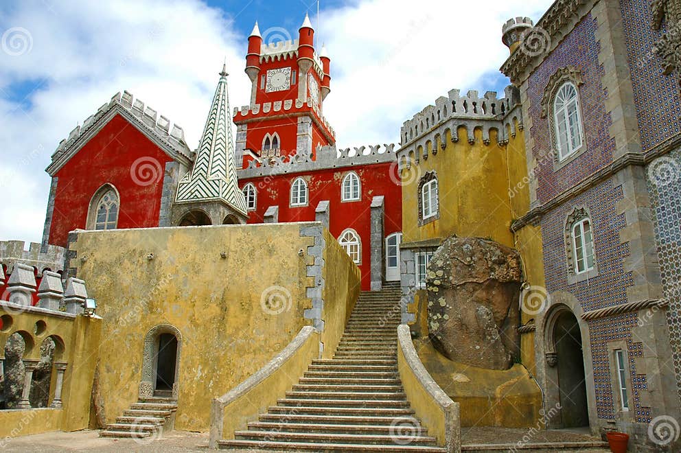 Castle Way stock photo. Image of pena, building, summer - 3137446