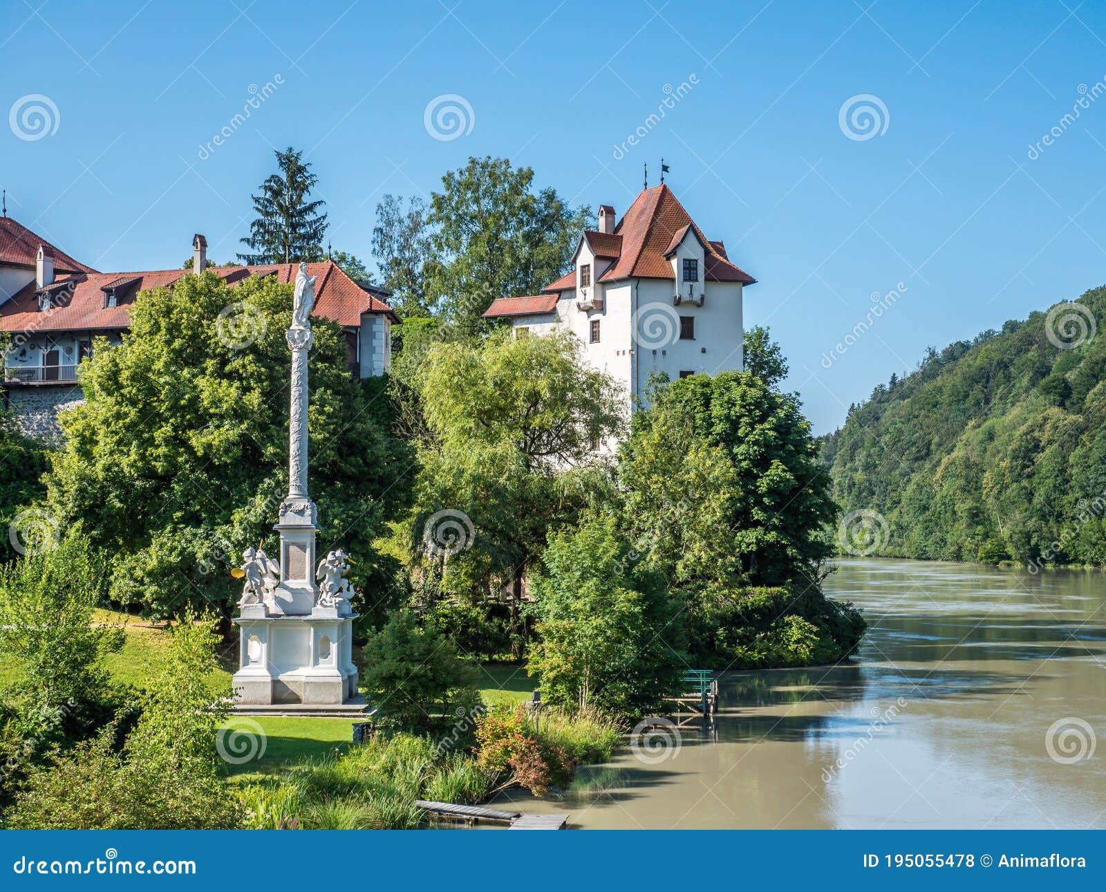 Castle Wernstein in Austria Europe Stock Photo - Image of inntal ...