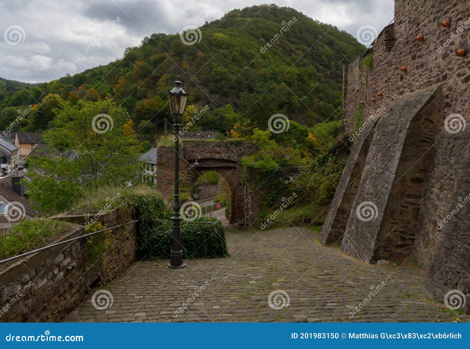 Castle Wildenburg in the German Region Called Eifel Stock Photo - Image ...