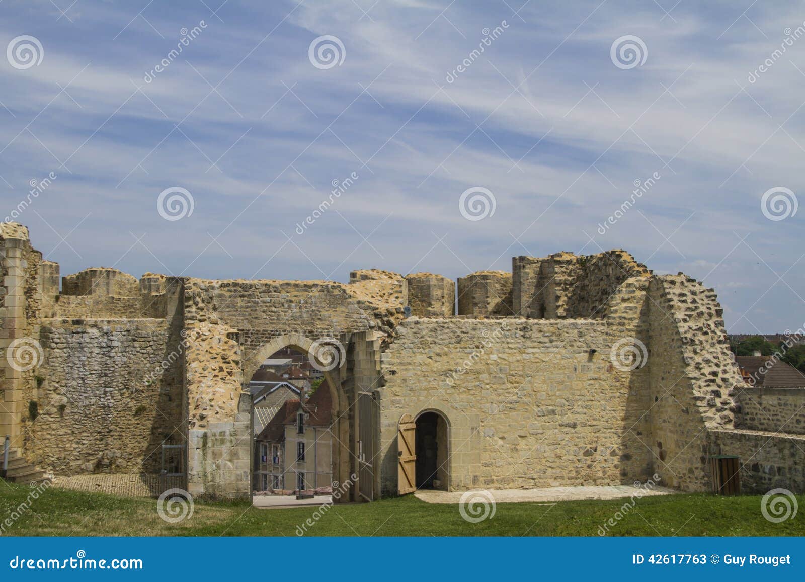 The Castle of William the Conqueror Stock Image - Image of main, stone ...