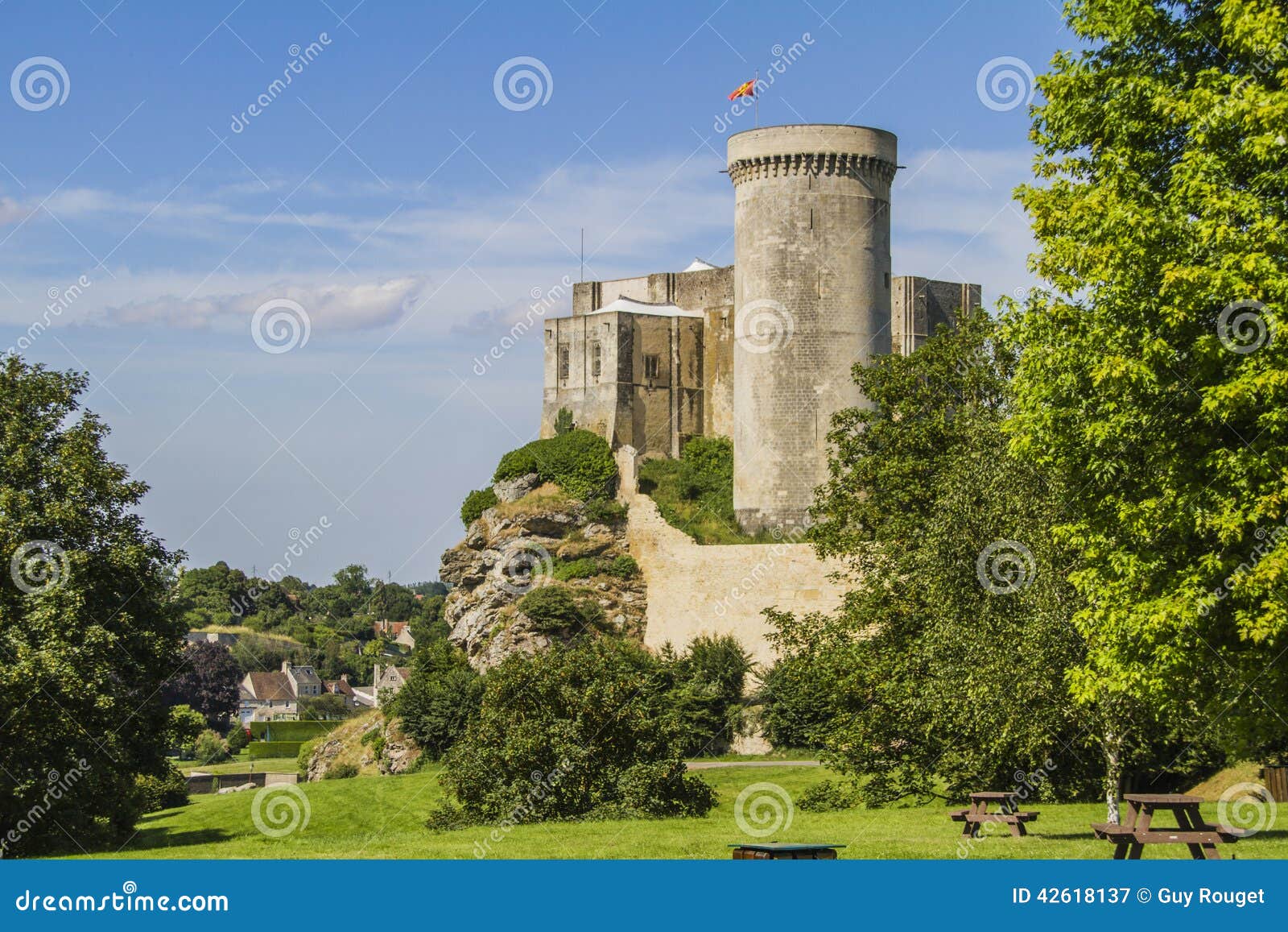 The Castle of William the Conqueror Stock Image - Image of dungeon ...