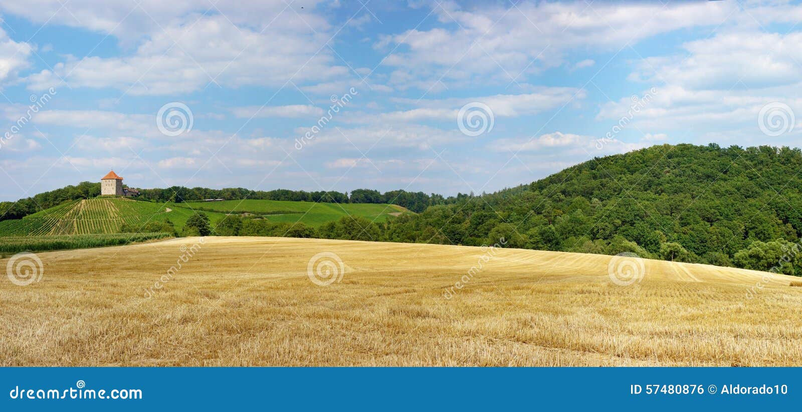 Castle Windeck with Rural Panorama Stock Photo - Image of panorama ...