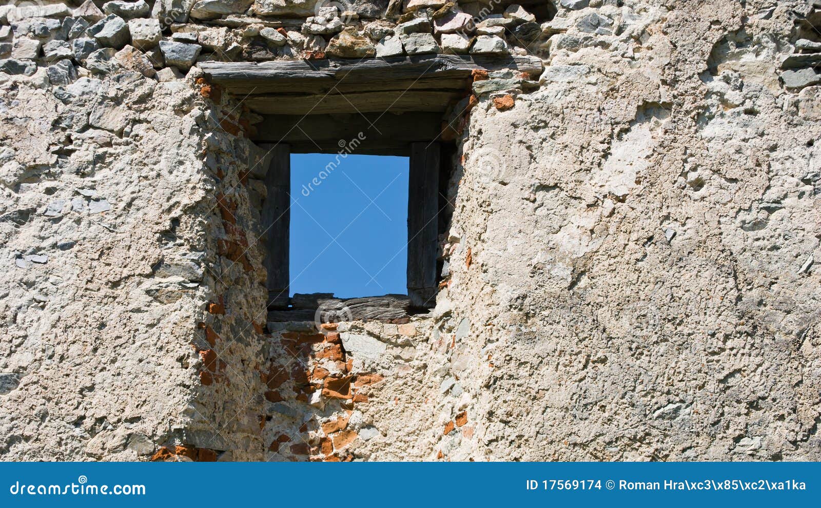 Castle window stock photo. Image of rock, interior, brick - 17569174