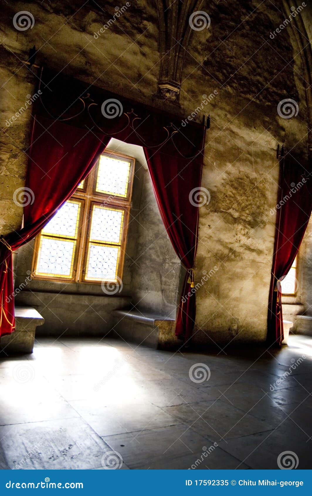 Castle window stock image. Image of decor, window, castle - 17592335