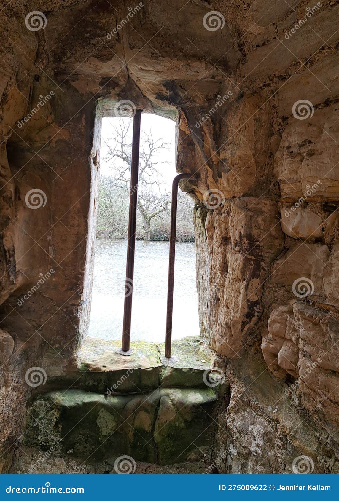 A Castle Window of the Bodiam Castle Stock Photo - Image of brick ...