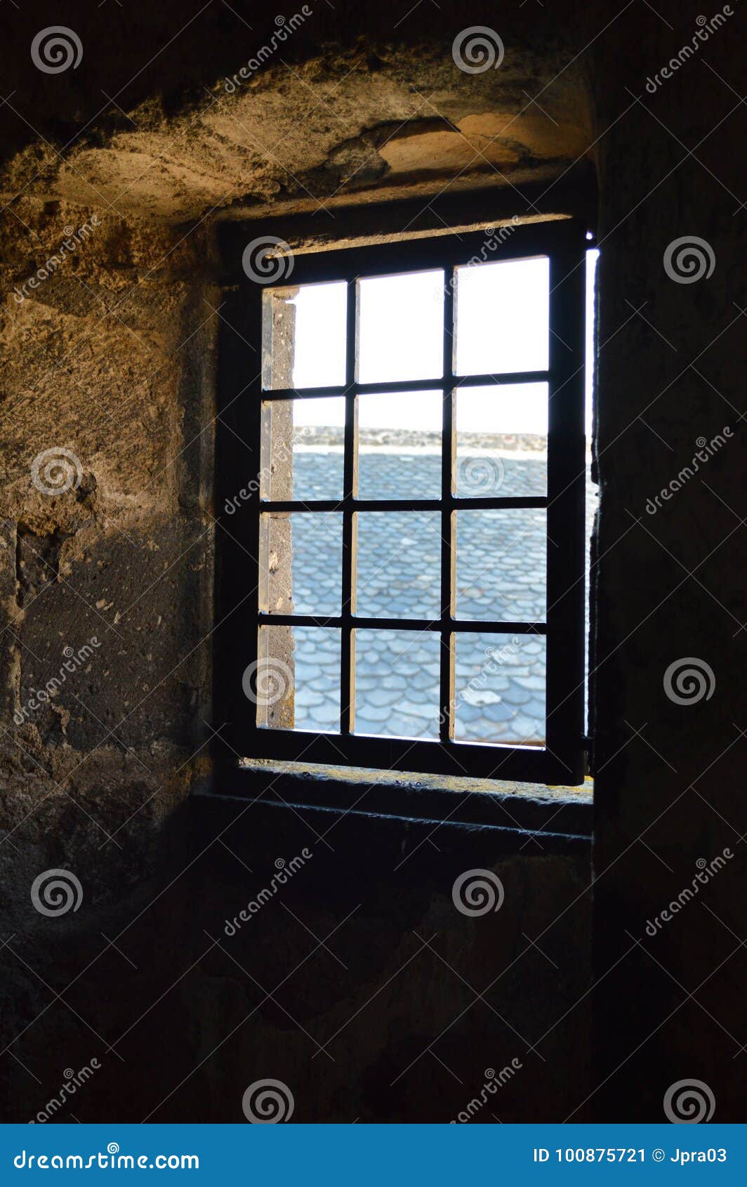 A castle window stock image. Image of arrest, medieval - 100875721
