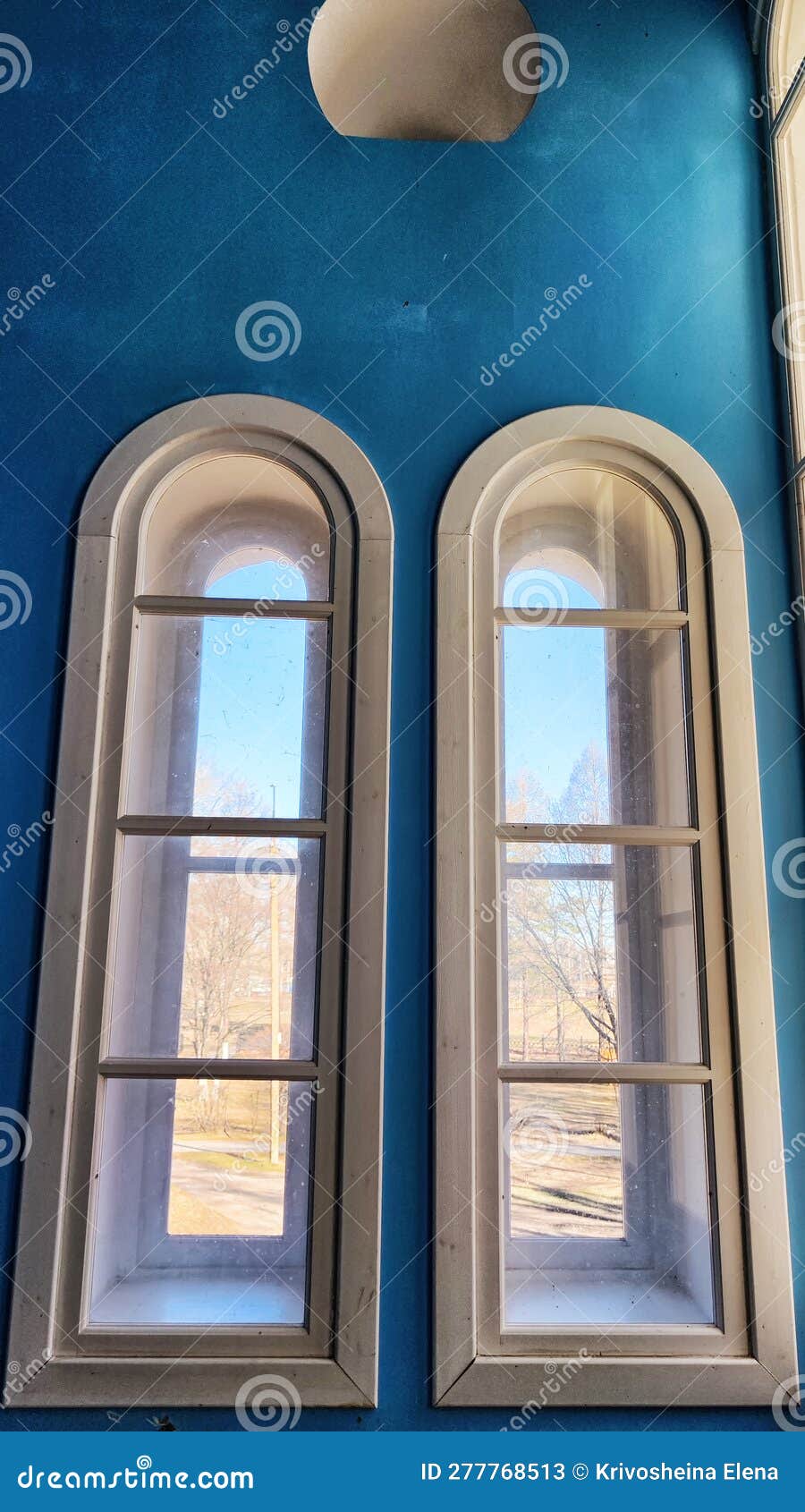 Castle Window in a Medieval Style. Arched Window on a Facade of ...