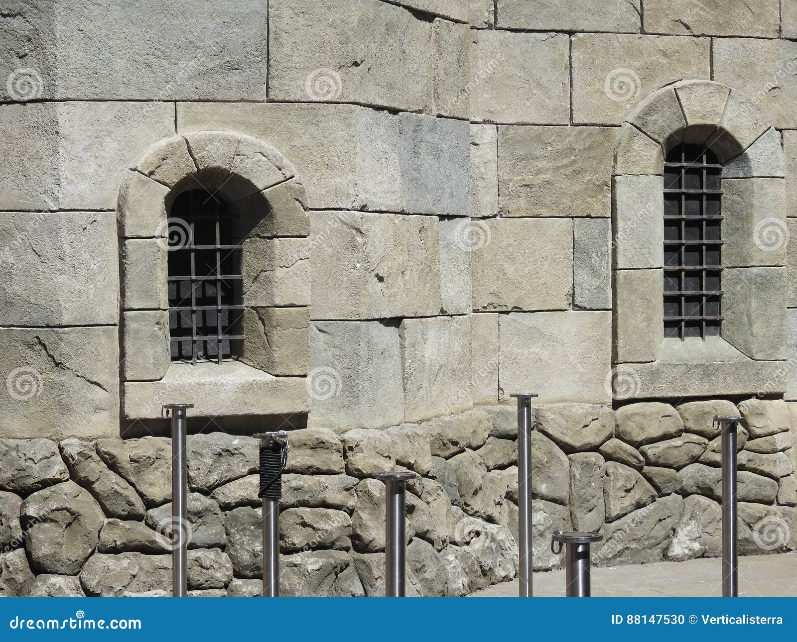 Castle window is narrow stock photo. Image of europe - 88147530