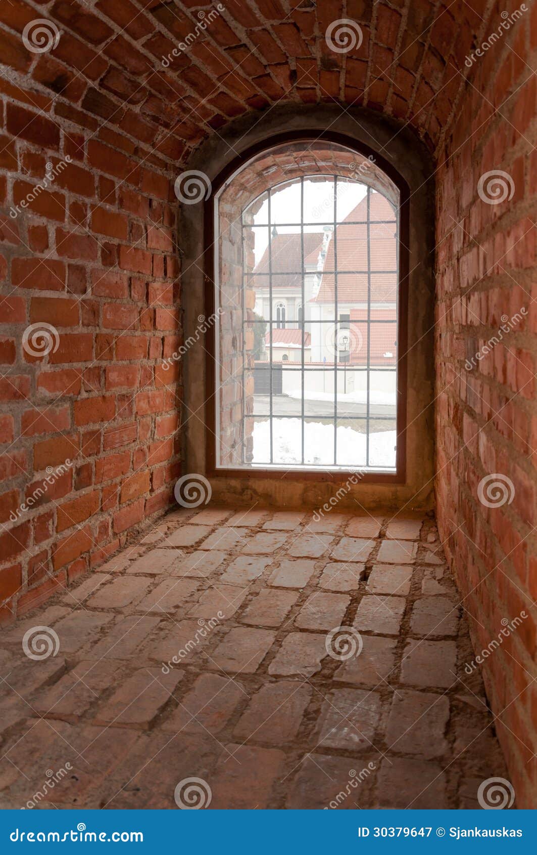 Castle window stock image. Image of town, medieval, castle - 30379647