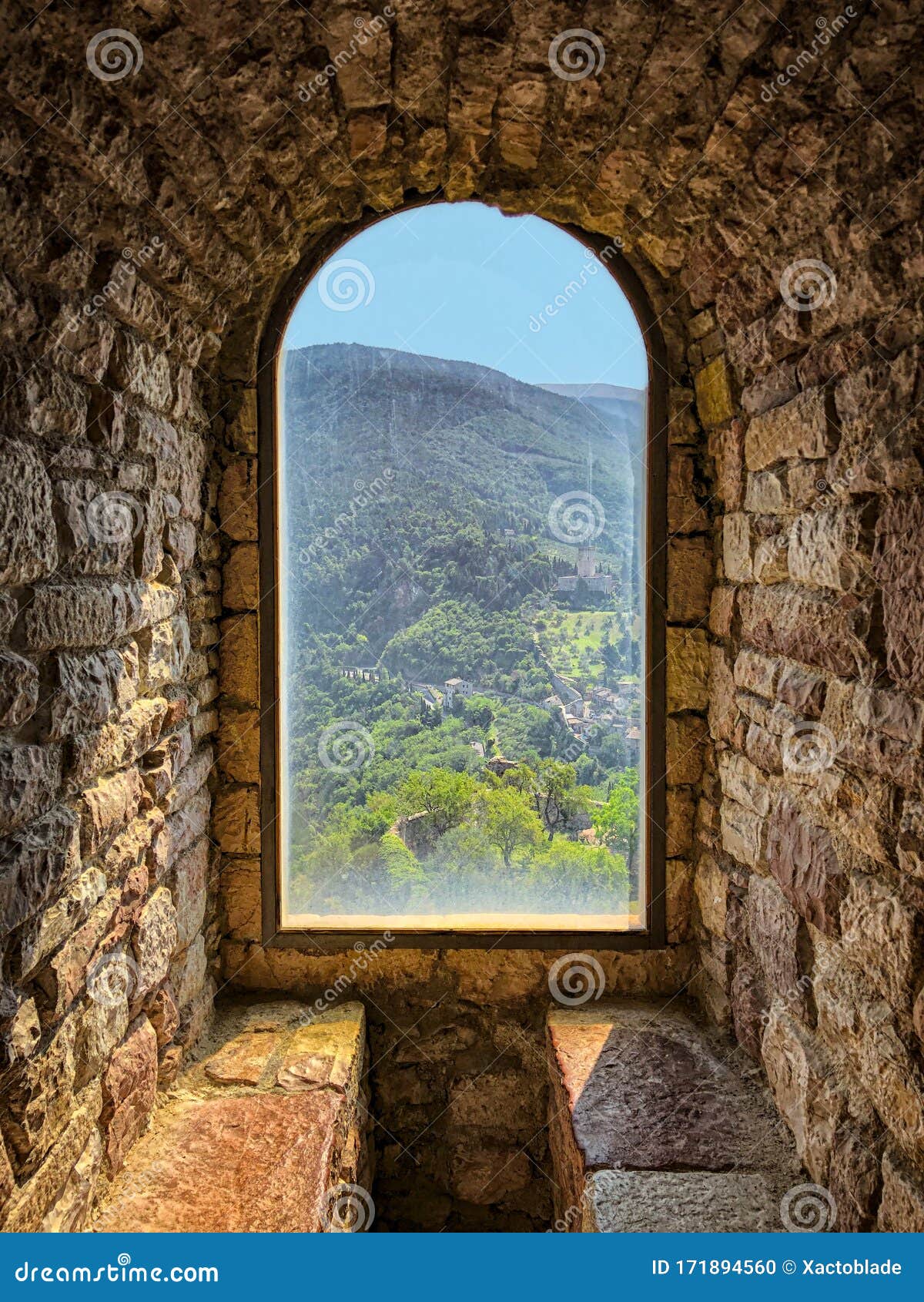 Castle Window stock photo. Image of interior, castle - 171894560