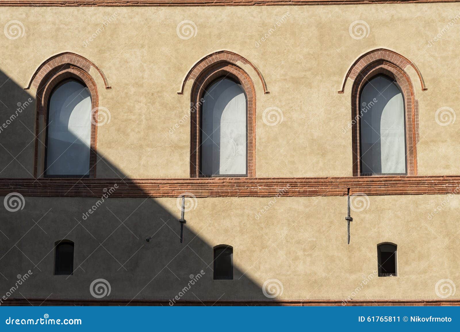 Castle windows stock image. Image of architecture, traditional - 61765811