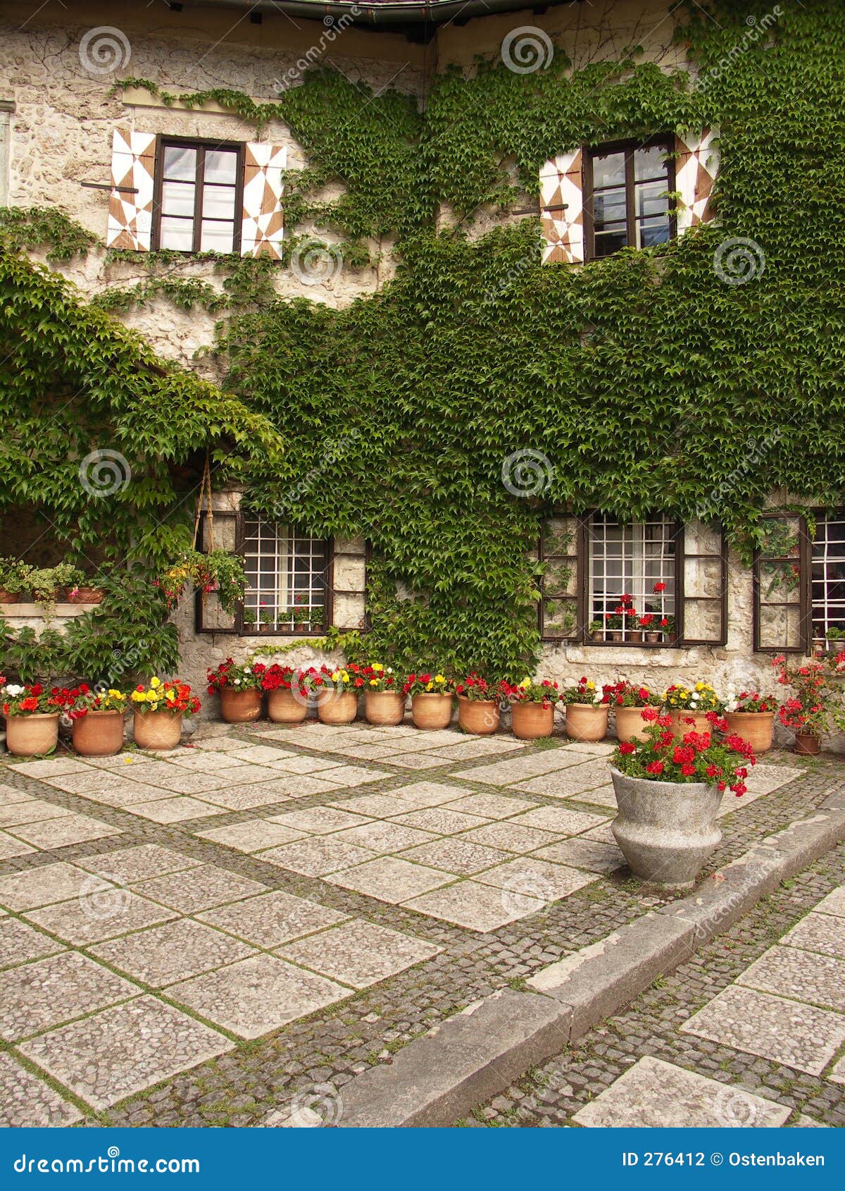 Castle yard stock photo. Image of outdoor, tranquil, house - 276412