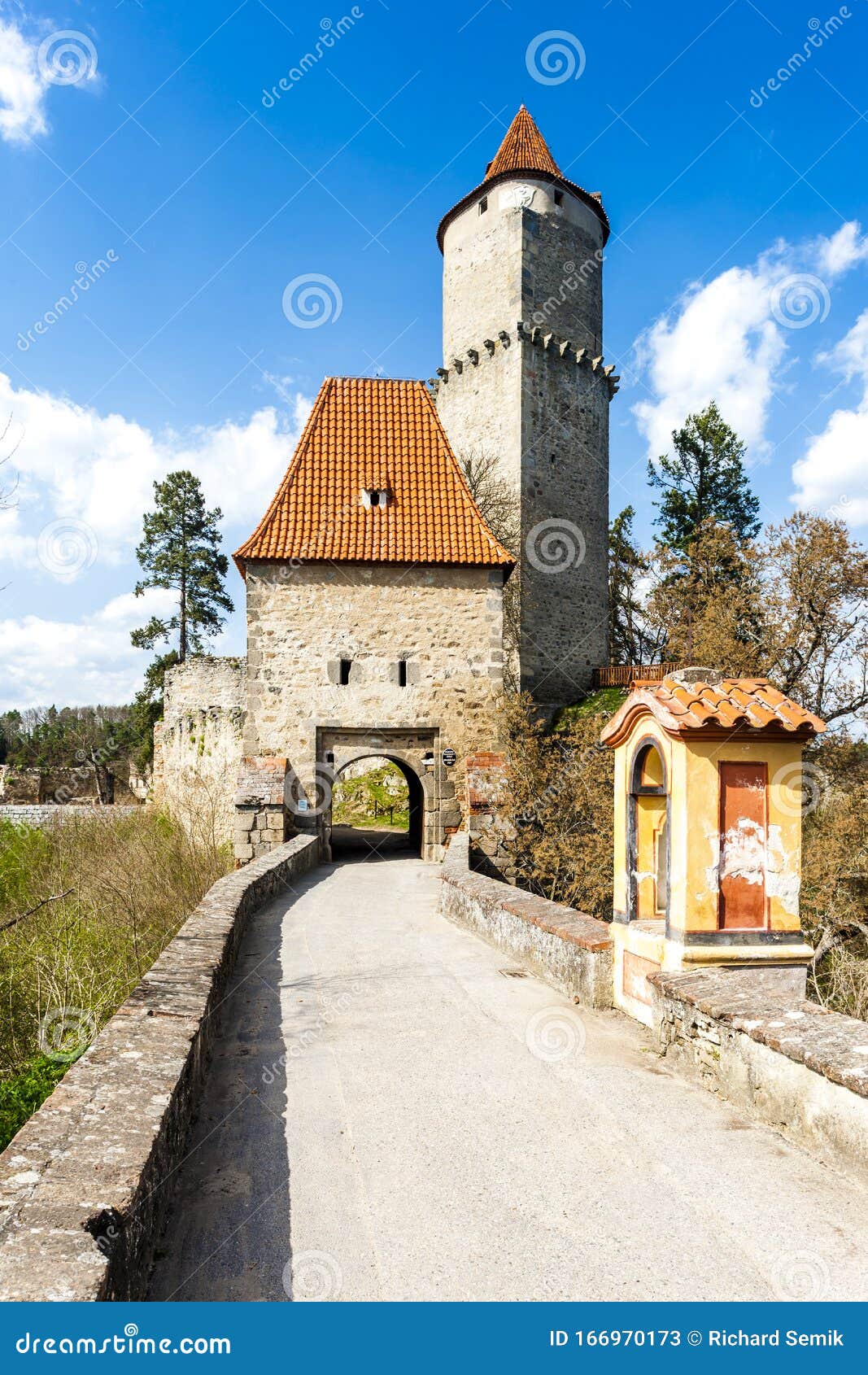 Castle Zvikov, Czech Republic Stock Image - Image of architecture ...