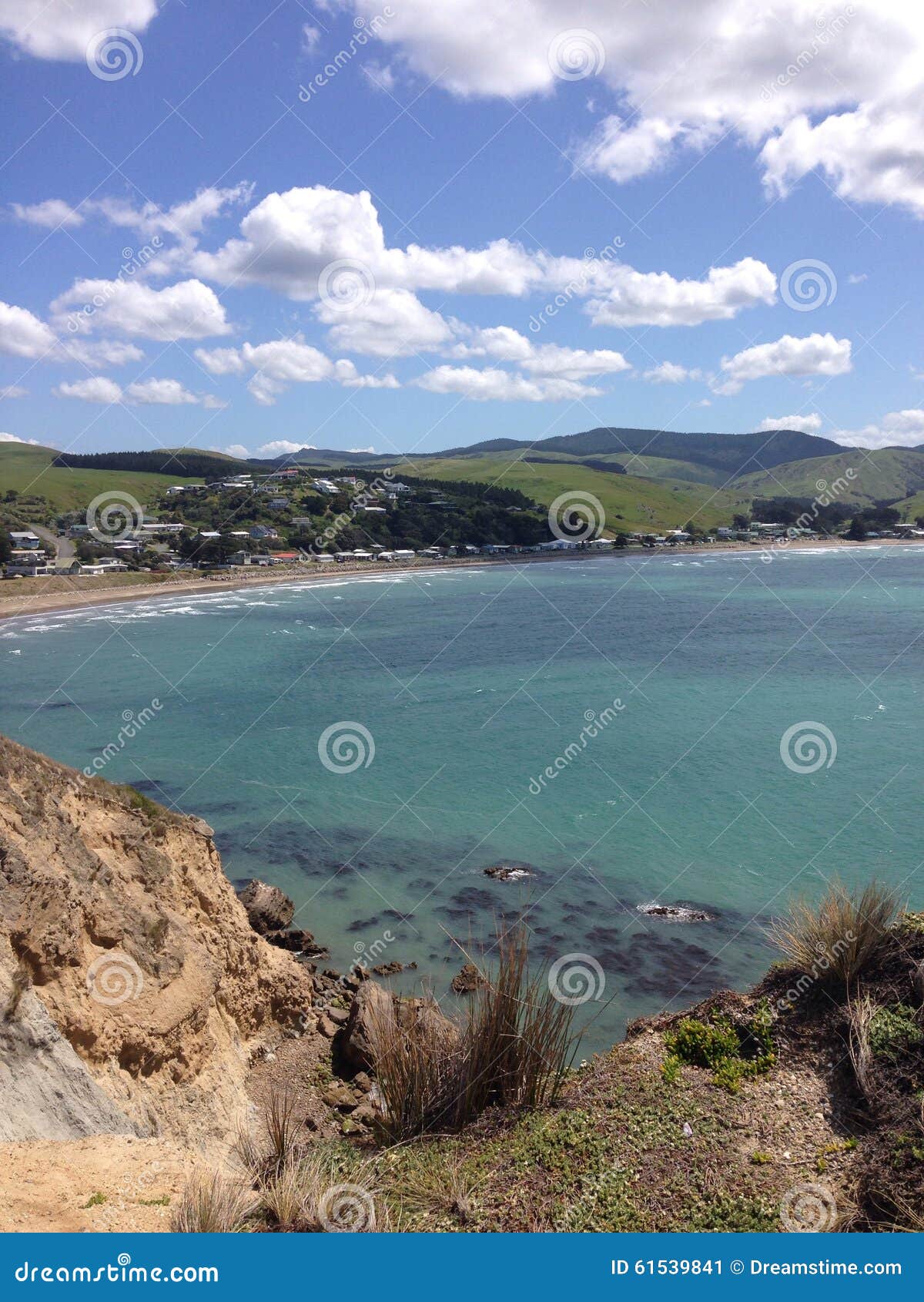 Castlepoint - New Zealand stock image. Image of beach - 61539841