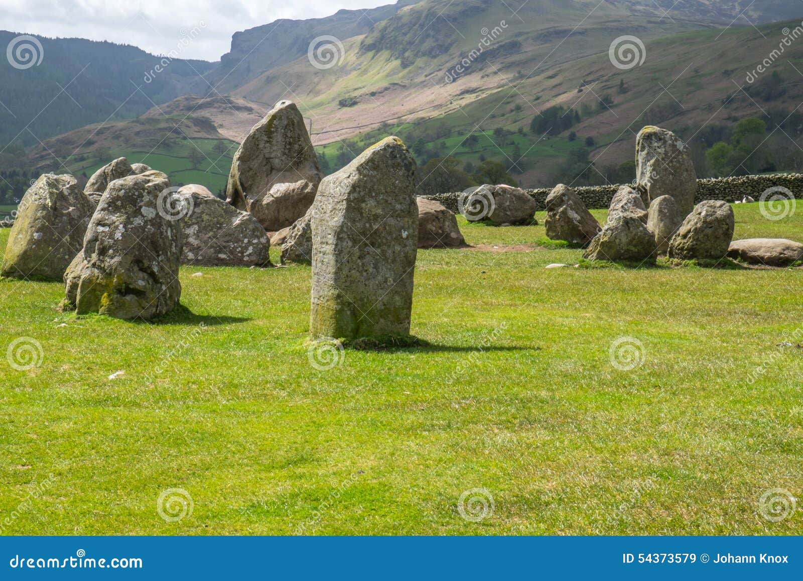 Castlerigg-Stein-Kreis, Keswick Cumbria England 16 5 15 Redaktionelles ...