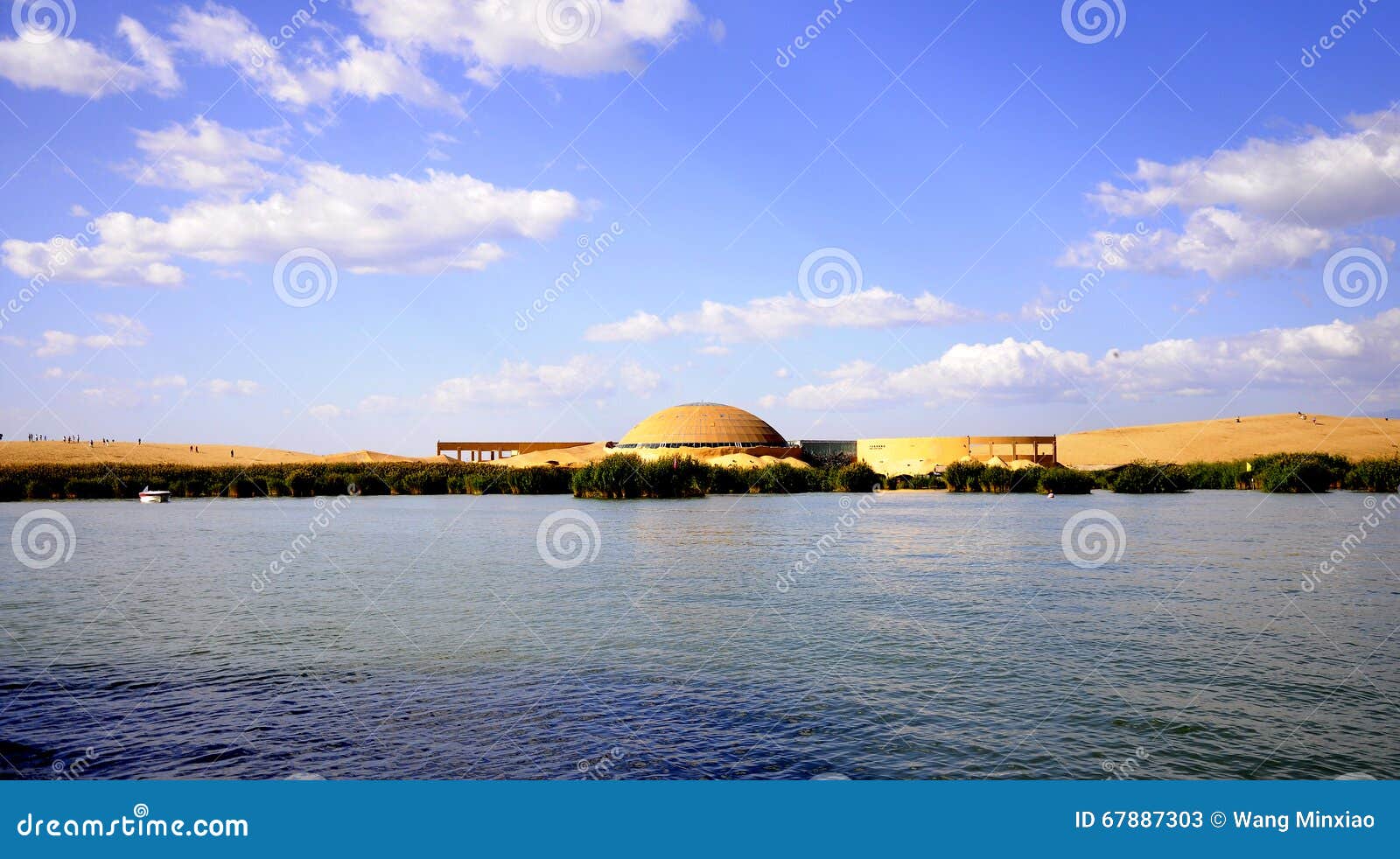 Castles in the Desert Oasis Stock Image - Image of oasis, desert: 67887303