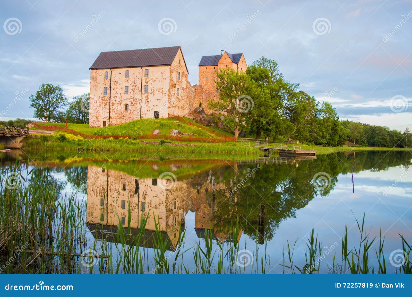 Castles in the Midsummer Light Stock Image - Image of photographed ...