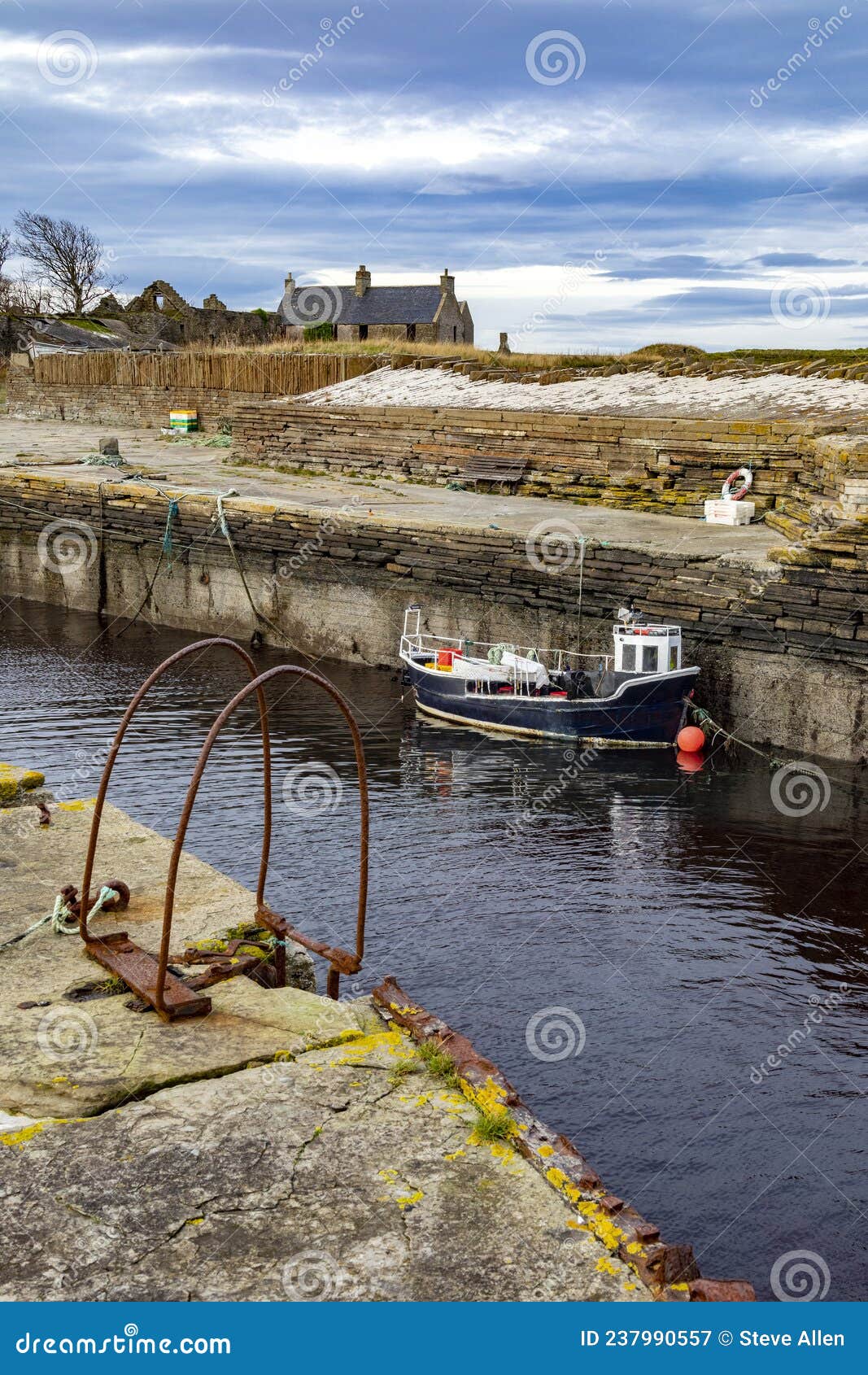 Castletown Harbor - Caithness - Scotland Stock Image - Image of travel ...