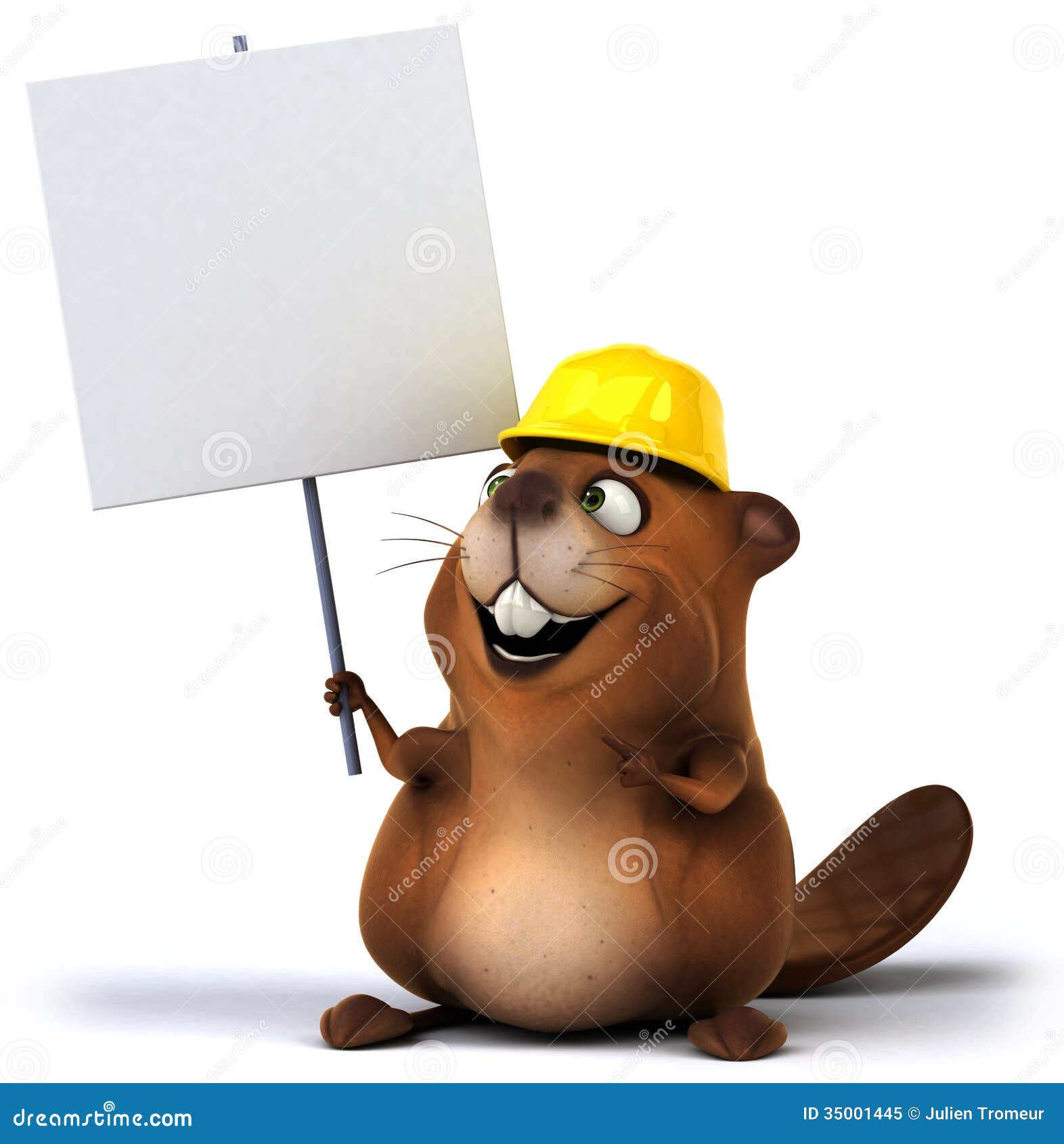 Castoro illustrazione di stock. Illustrazione di stagno - 35001445