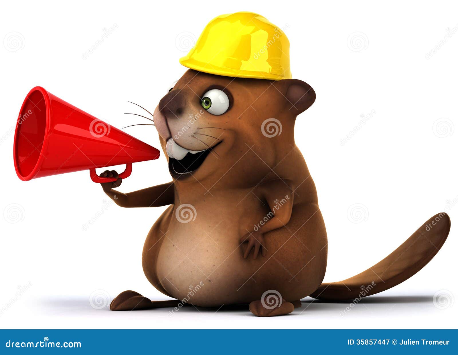 Castoro illustrazione di stock. Illustrazione di fiume - 35857447