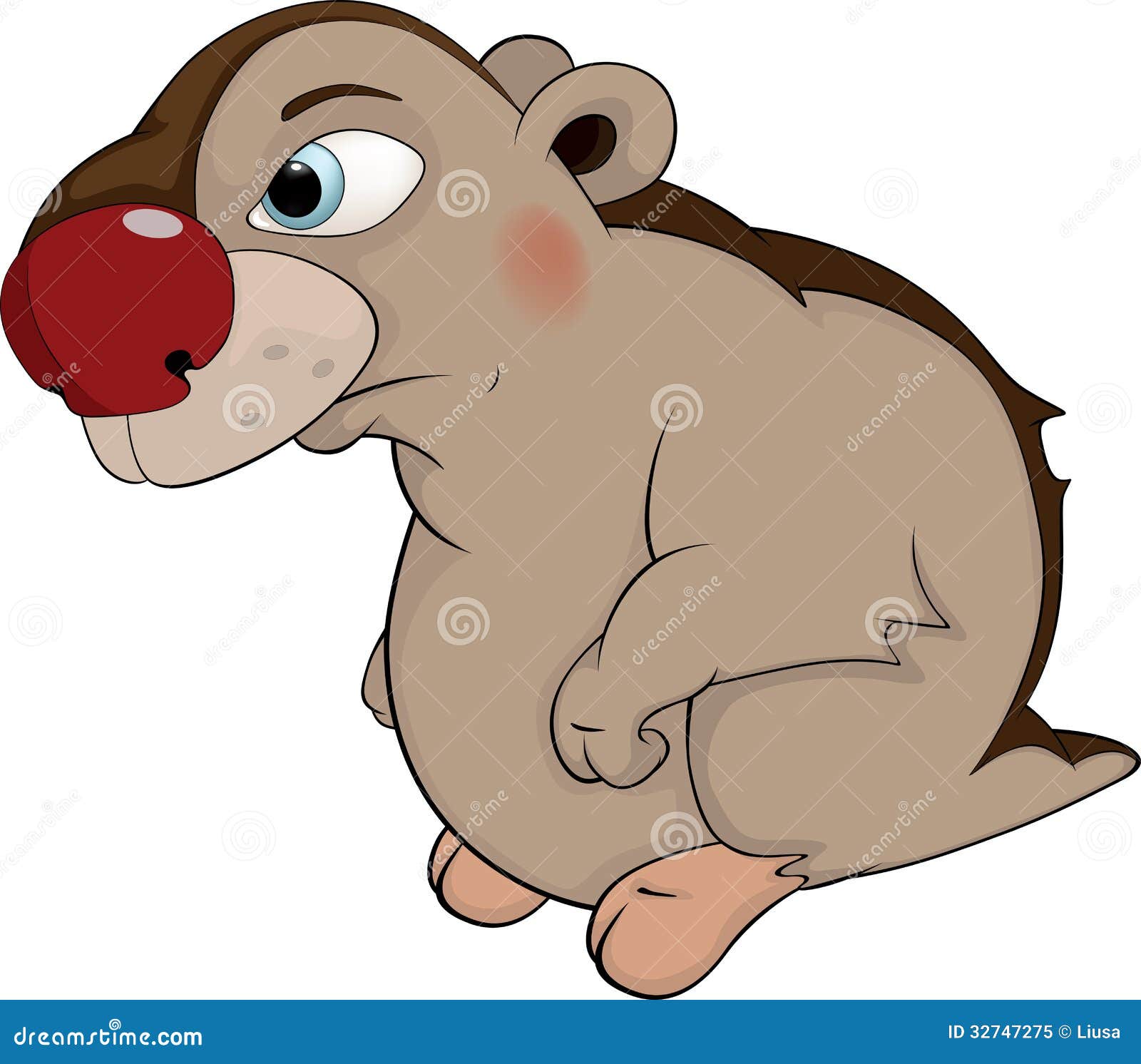 Castoro. Fumetto illustrazione vettoriale. Illustrazione di fumetti ...