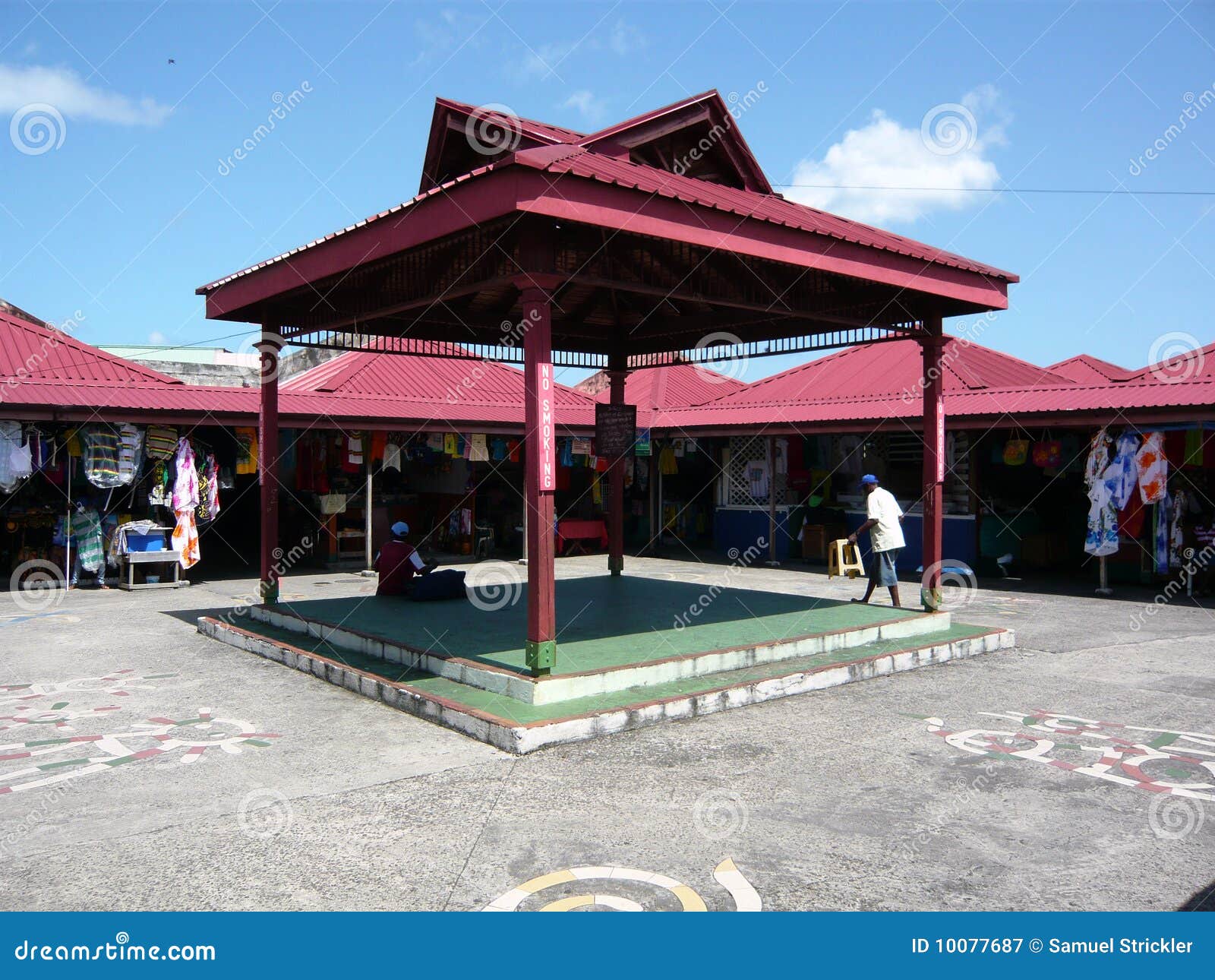Castries Market, St. Lucia stock image. Image of nature - 10077687