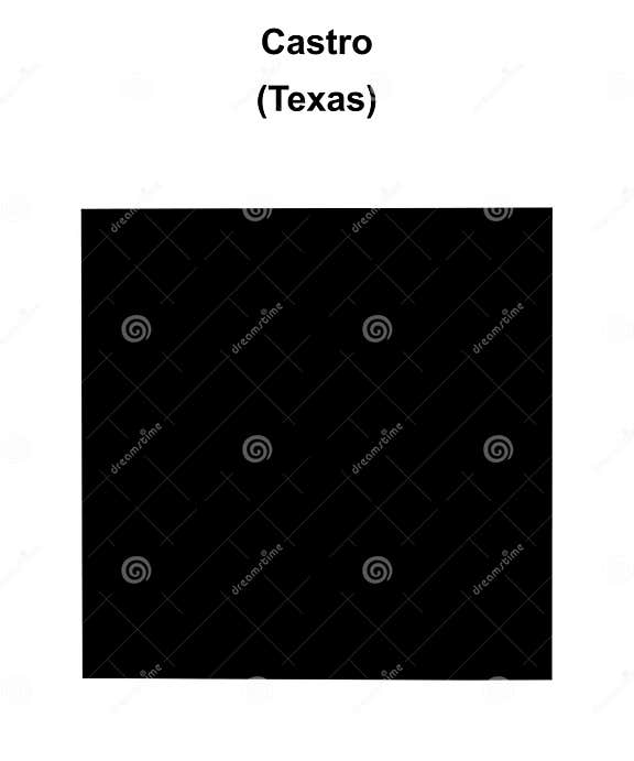 Castro outline map stock illustration. Illustration of area - 361790820