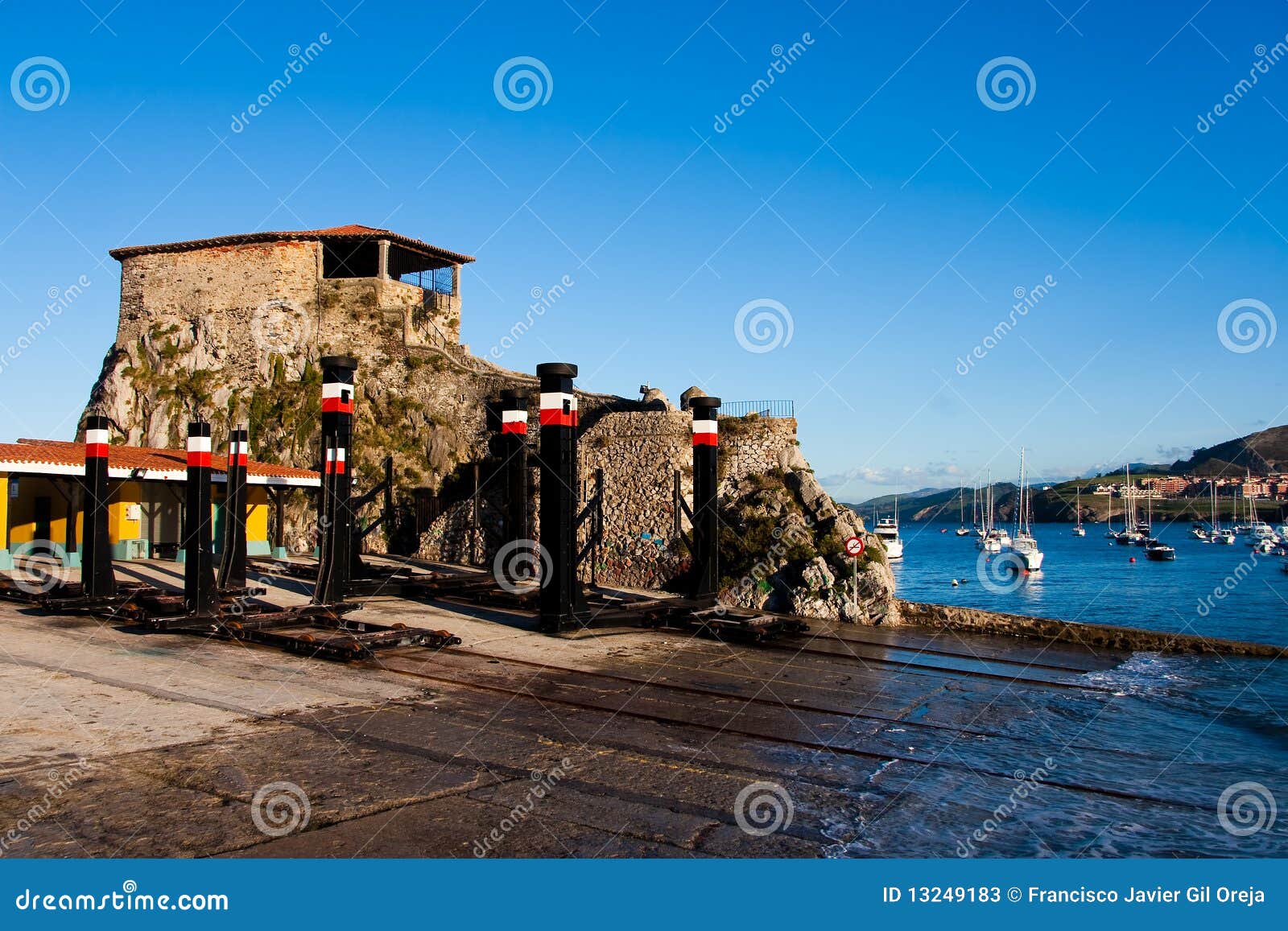 Castro Urdiales stock image. Image of urdiales, town - 13249183